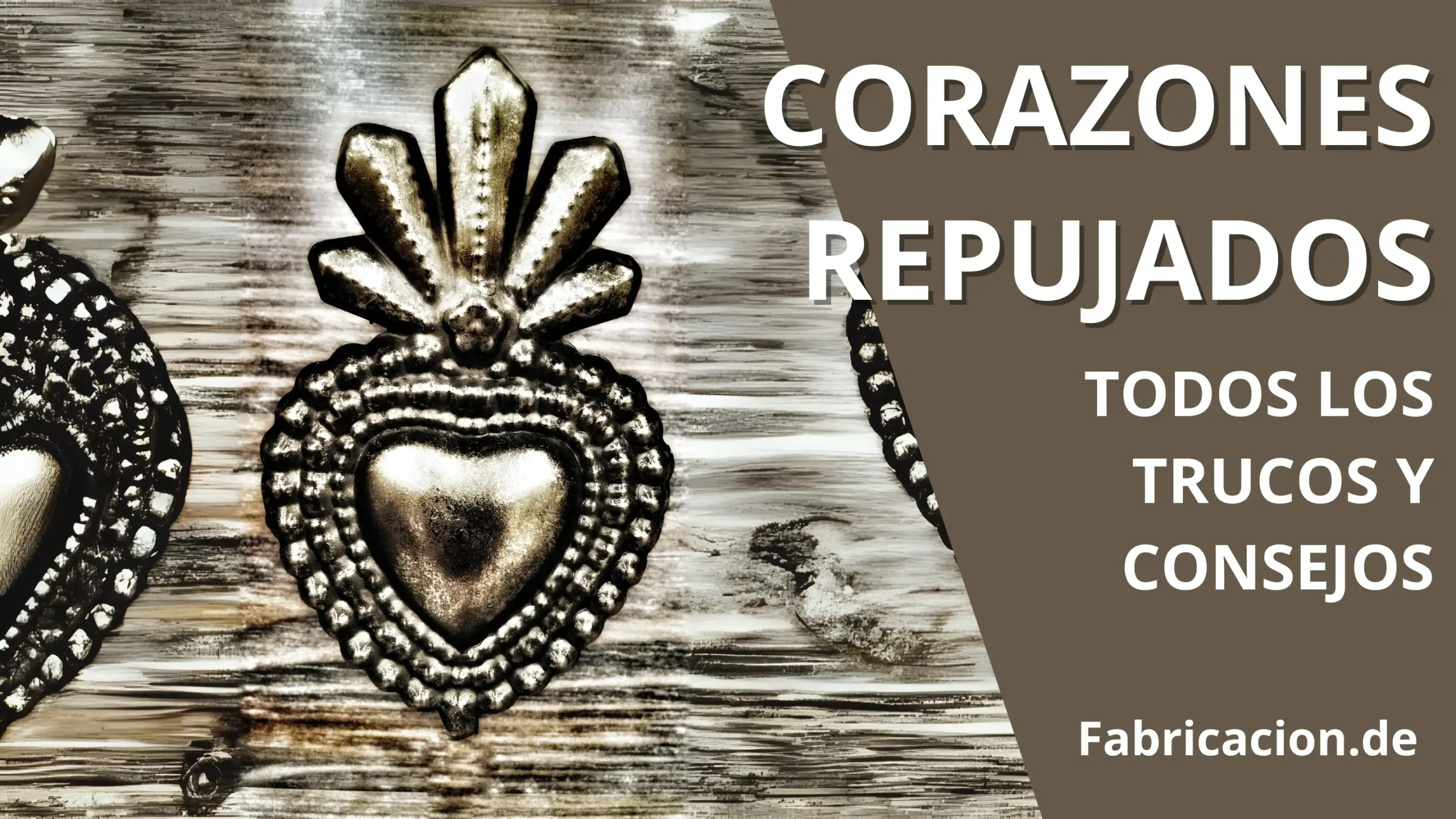 Cómo hacer un corazón de metal repujado 【Guia completa 2025