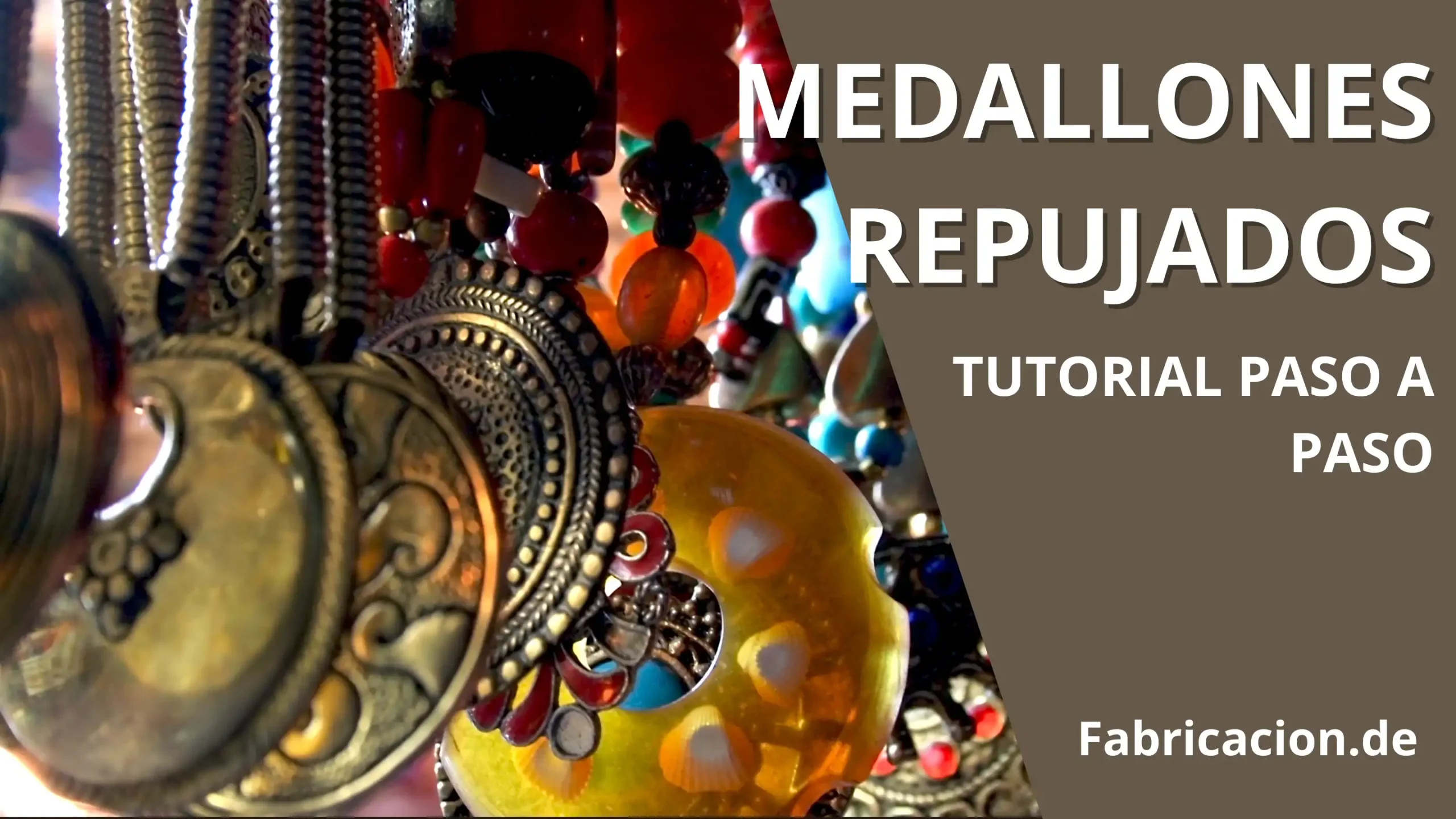 Cómo hacer un medallón de metal repujado 【Guia completa 2026